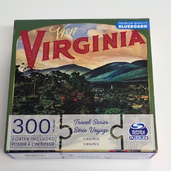 spin master puzzles | Games | Virginia Puzzle 30 Piece Travel Series ...